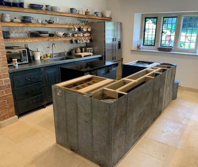 Steampunk Kitchen in the Cotswolds (GL54) - Contemporary - Kitchen ...