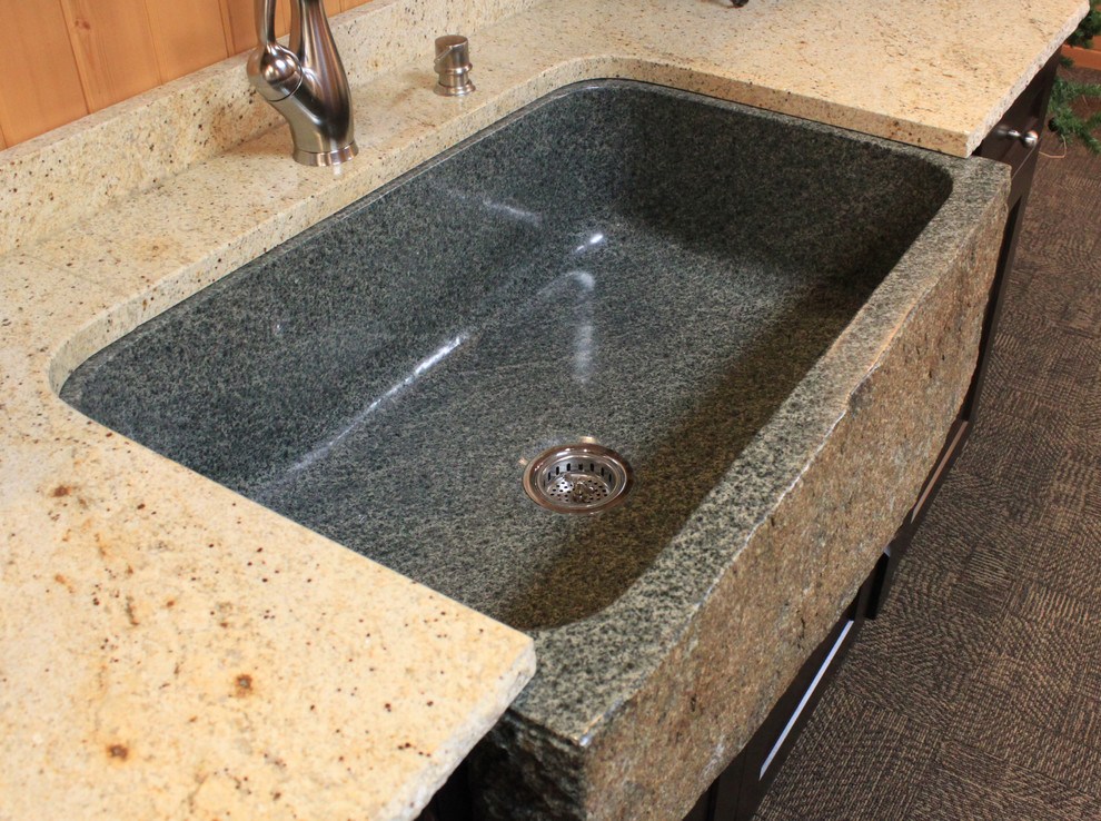 Stone Kitchen Sinks - Farmhouse - Kitchen - Other - by Carved Stone ...