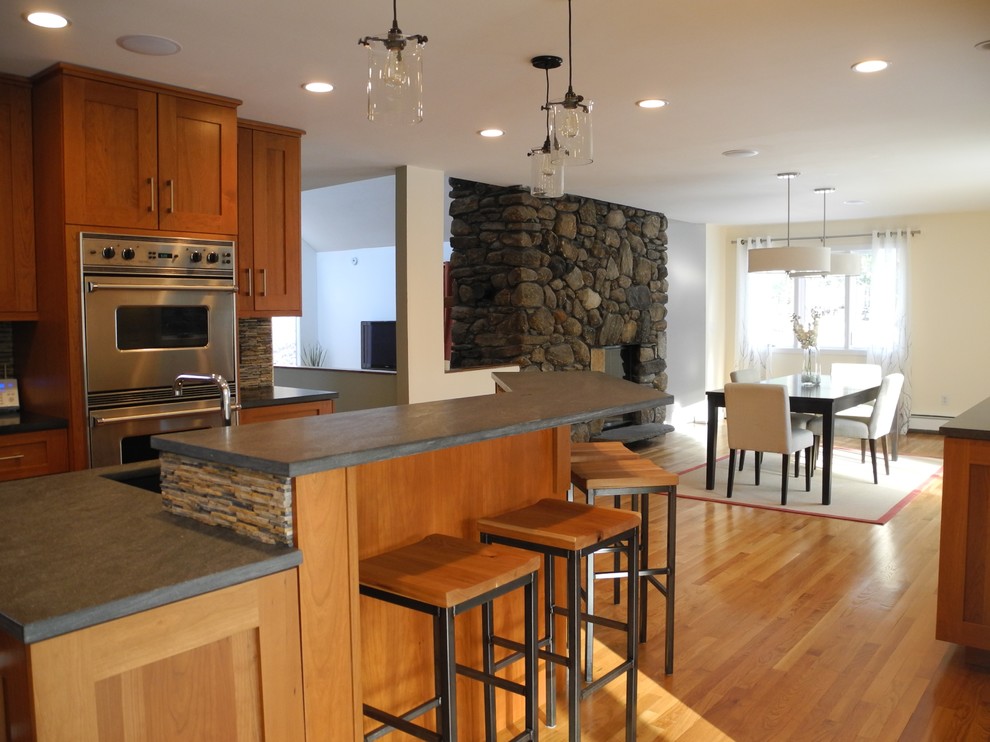 Stonework - Transitional - Kitchen - Boston - by CHC Design, LLC | Houzz
