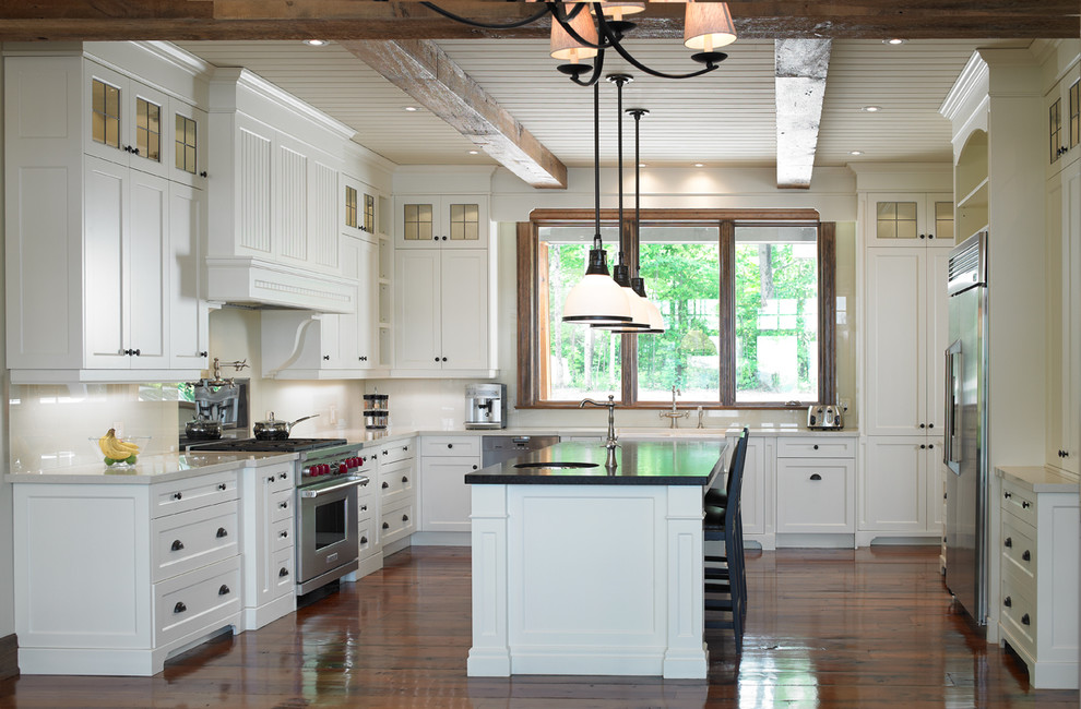 Stoney Lake Cottage Kitchen - Farmhouse - Kitchen - Toronto - by Olympic Kitchens | Houzz