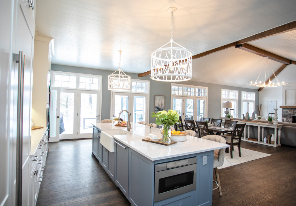Stoney Lake - Lakehouse | Lakeshore Designs - Transitional - Kitchen ...