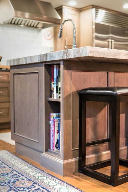 Storm Grey Kitchen - Craftsman - Cuisine - Boston - par White Wood ...