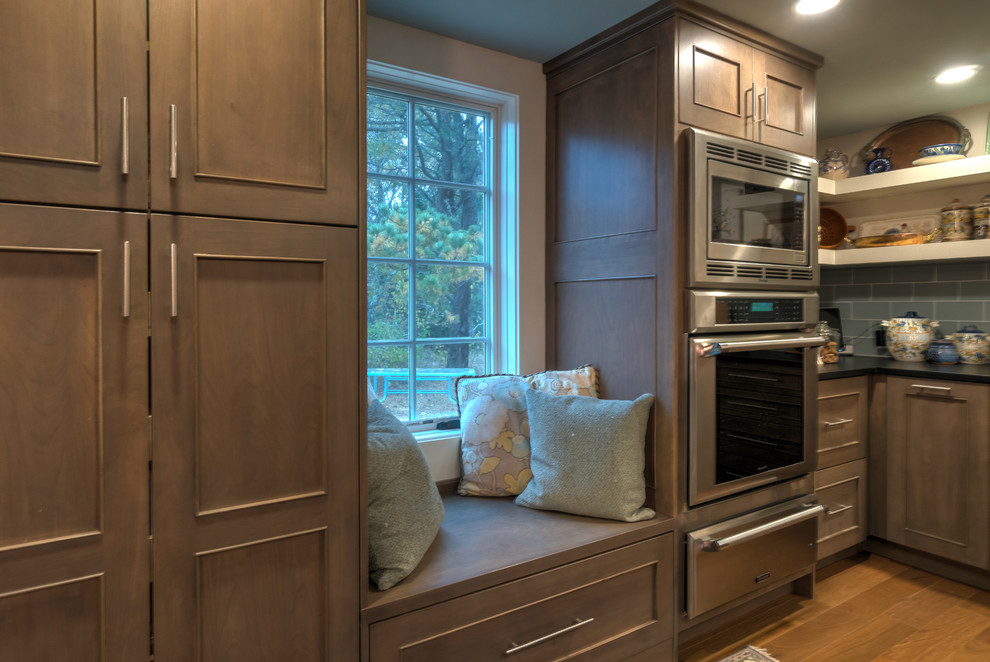 Storm Grey Kitchen - Craftsman - Kitchen - Boston - by White Wood ...
