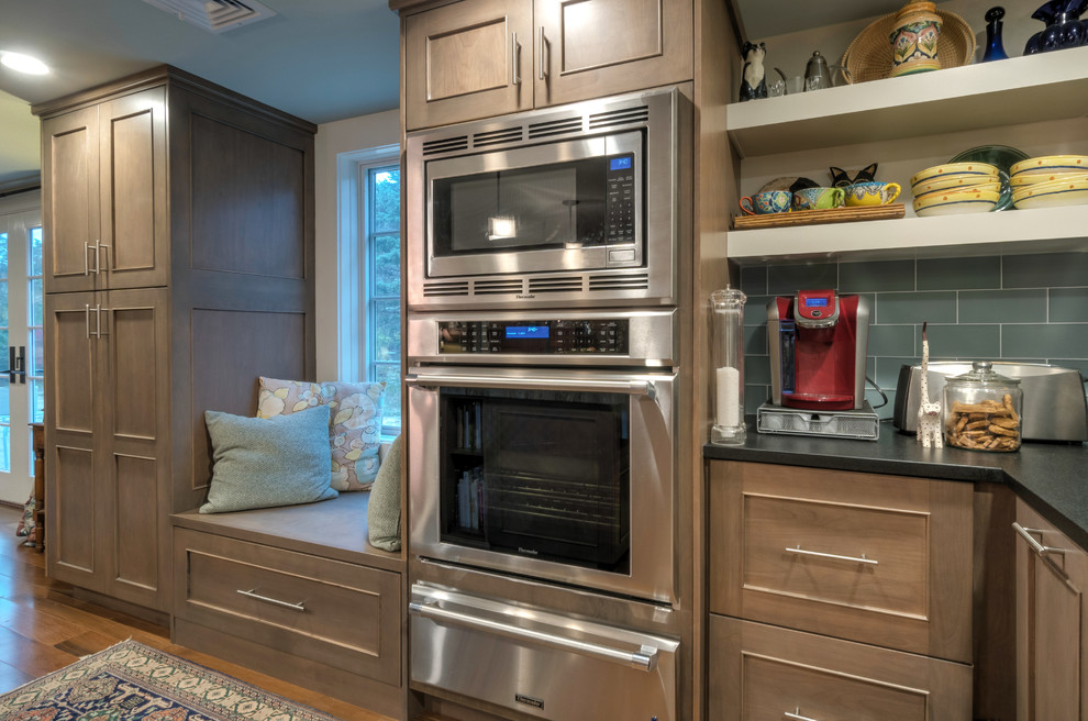 Storm Grey Kitchen - Craftsman - Kitchen - Boston - by White Wood ...