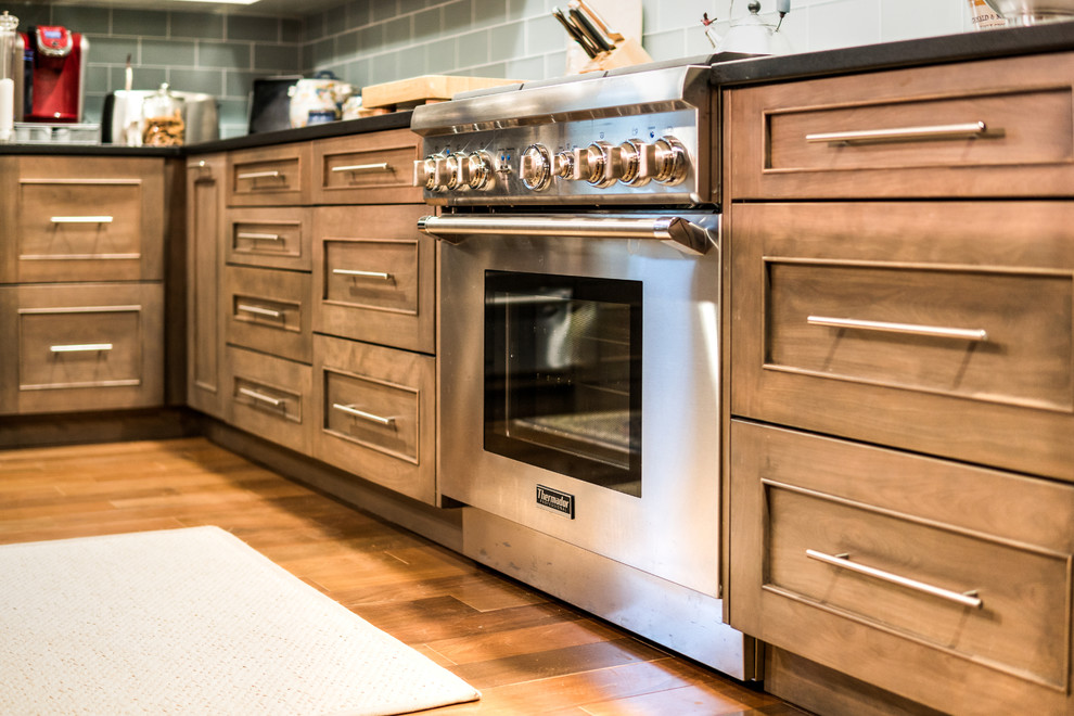 Storm Grey Kitchen - Craftsman - Kitchen - Boston - by White Wood ...