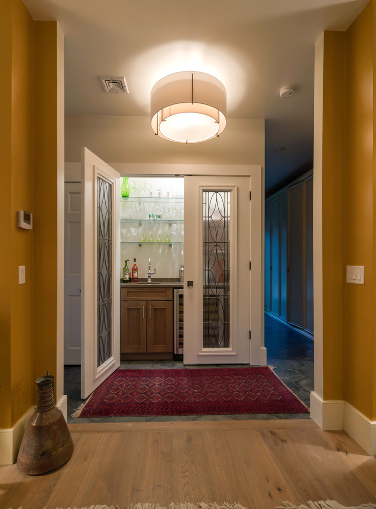 Storm Grey Kitchen - Craftsman - Kitchen - Boston - by White Wood ...