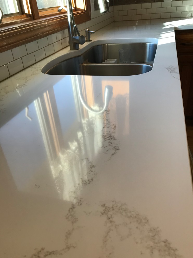 Strato Quartz Countertop - Traditional - Kitchen - Grand Rapids - by ...