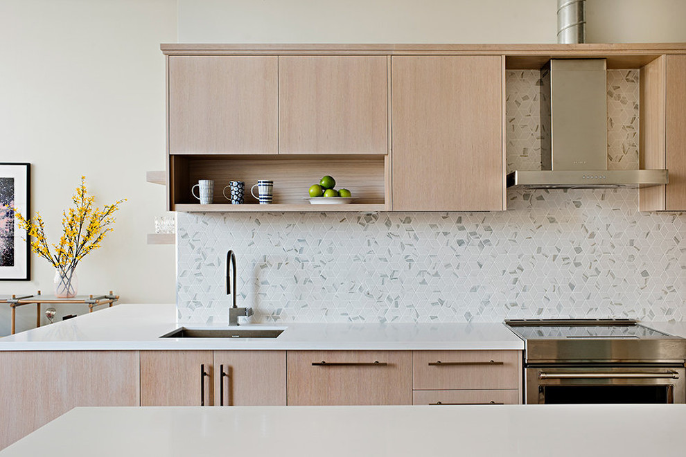Stunning Downtown Loft - Midcentury - Kitchen - Toronto - by Cranberry ...