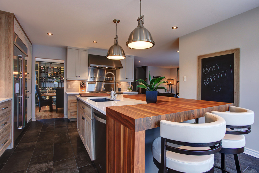 Stunning Kitchen - Eclectic - Kitchen - Montreal - by Cuisines Vima ...