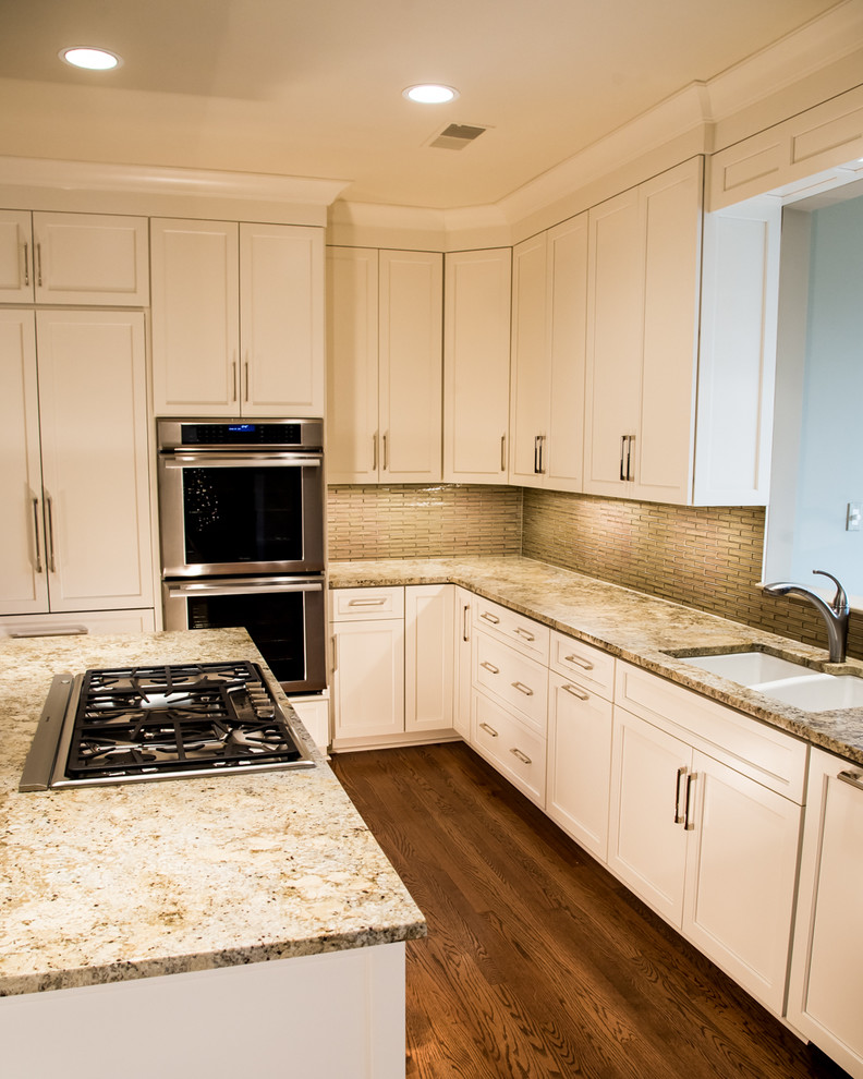Stunning White Maple Kitchen in Reston, VA - Transitional - Kitchen ...