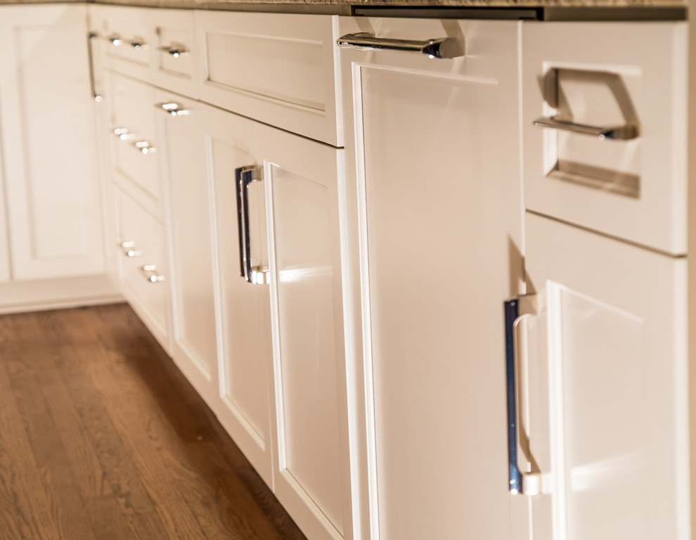Stunning White Maple Kitchen in Reston, VA - Transitional - Kitchen ...