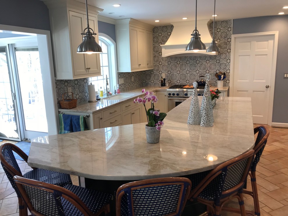 Stylish Allentown kitchen - Mediterranean - Kitchen - Philadelphia - by Eastern Surfaces, Inc ...