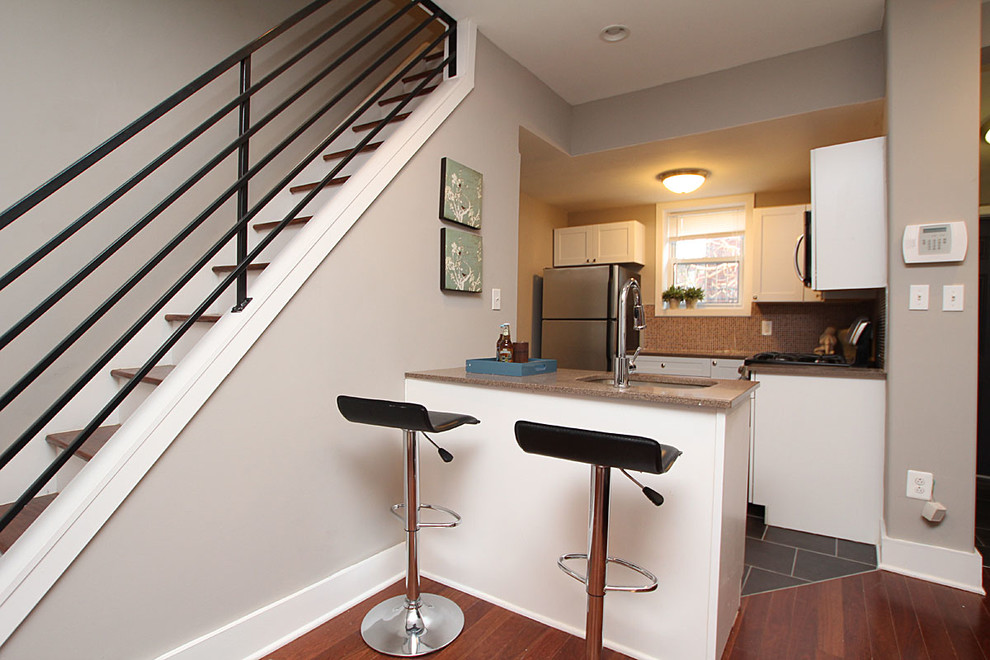 Stylish starter home - University City - Modern - Kitchen ...