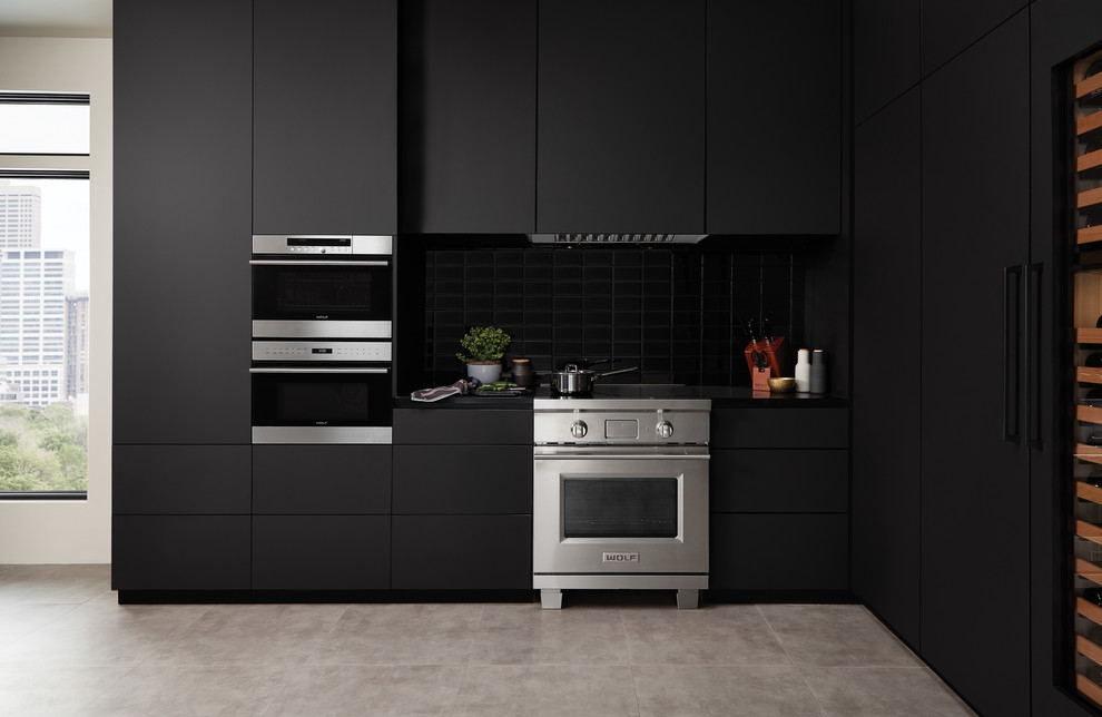 Sub-Zero and Wolf Kitchens - Contemporary - Kitchen - Orange County ...