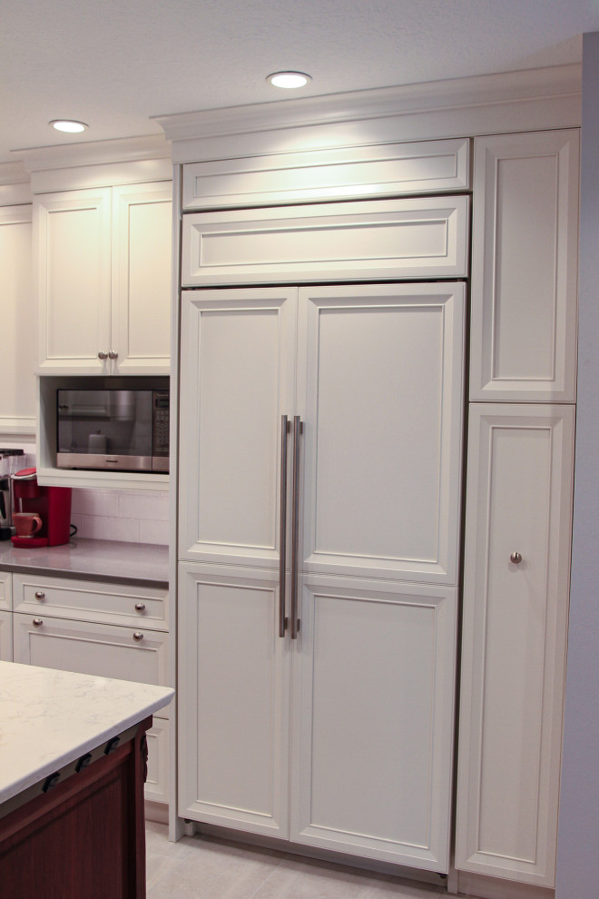 Sub-Zero Integrated Refrigerator Blends Beautifully - Traditional ...