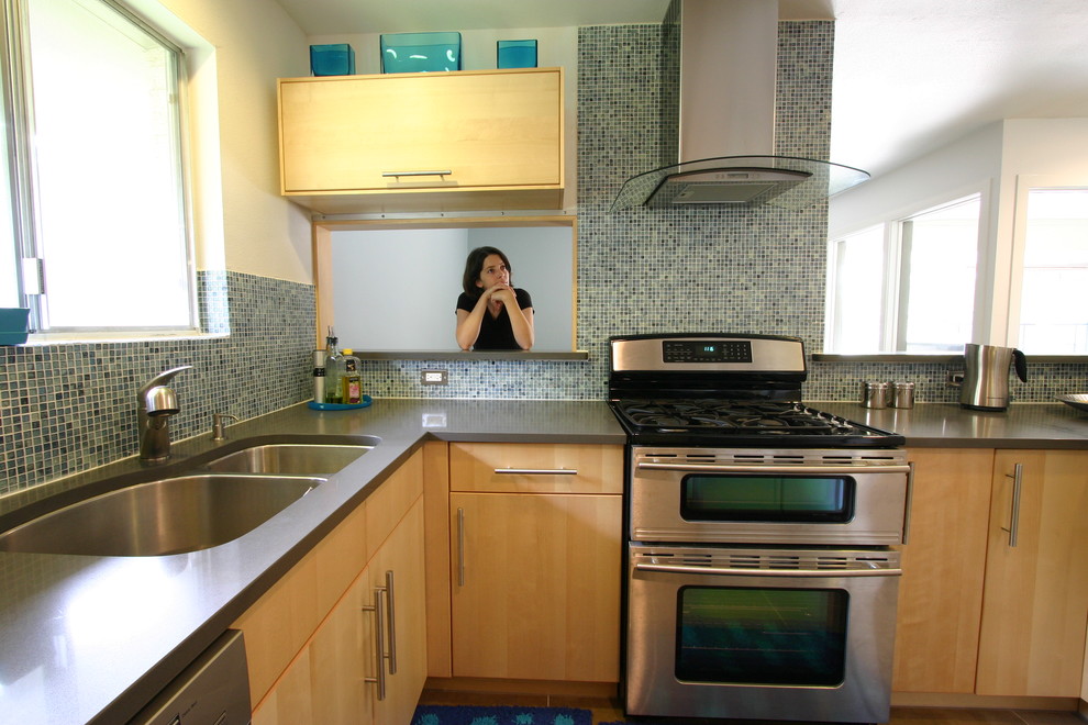 Suburban Ranch House Renovation - Modern - Kitchen - Houston - by M+A ...