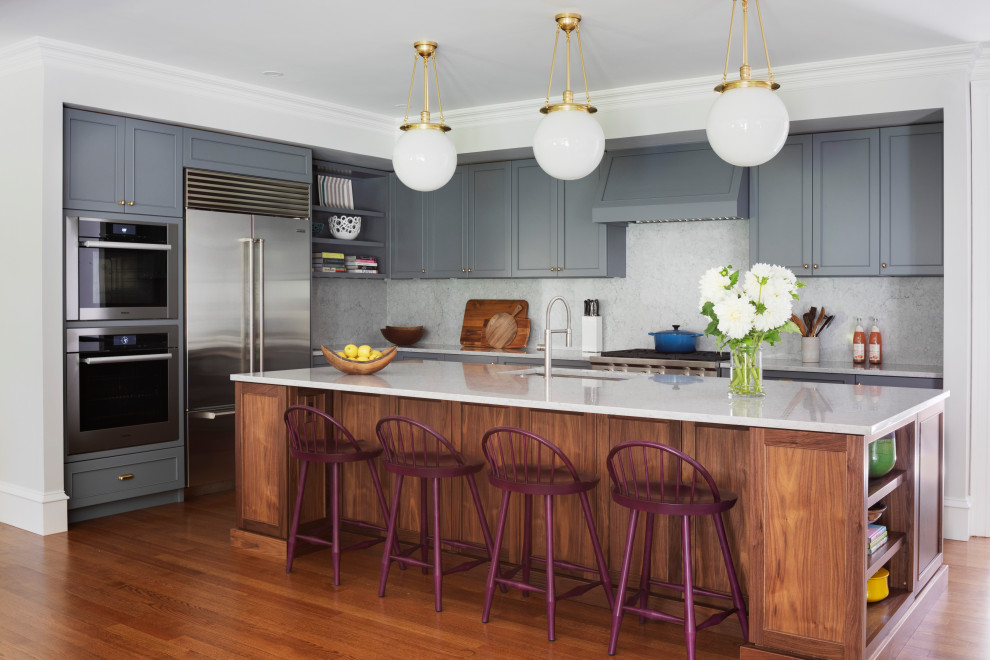 Suburban Serenity - Transitional - Kitchen - Boston - by Eleven ...