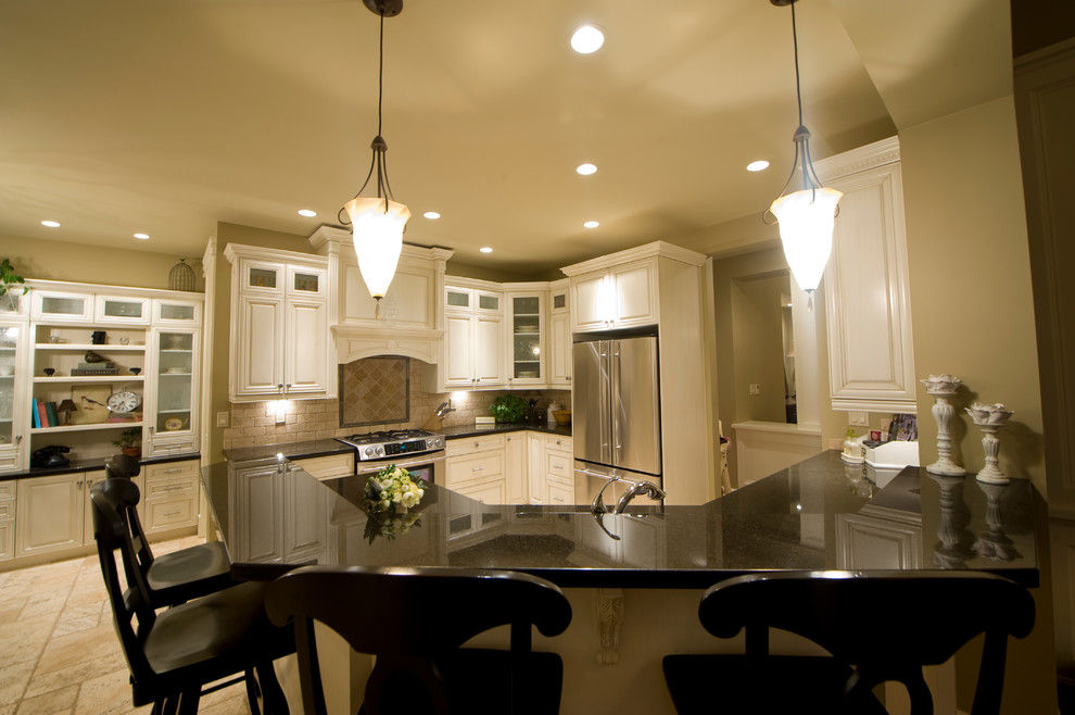 Suburban View Home - Traditional - Kitchen - Calgary - by Mitchell ...