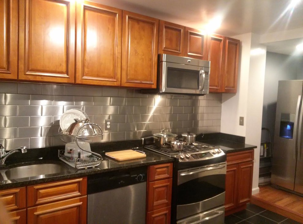 Subway Backsplash Tile - Modern - Kitchen - Atlanta - by Stainless ...