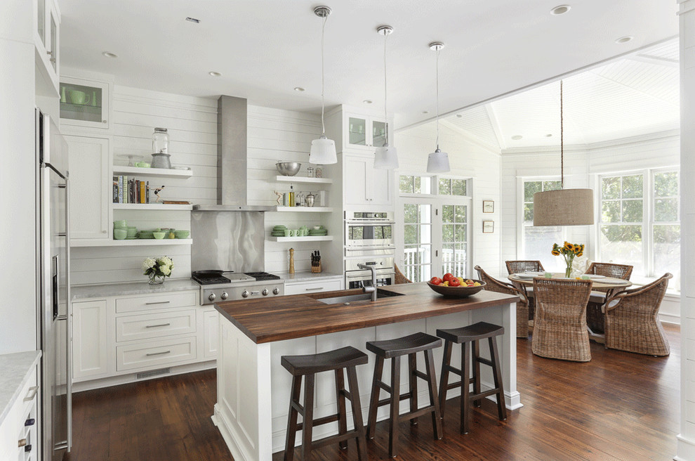 Sullivan's Island Family Home Renovation - Beach Style - Kitchen ...