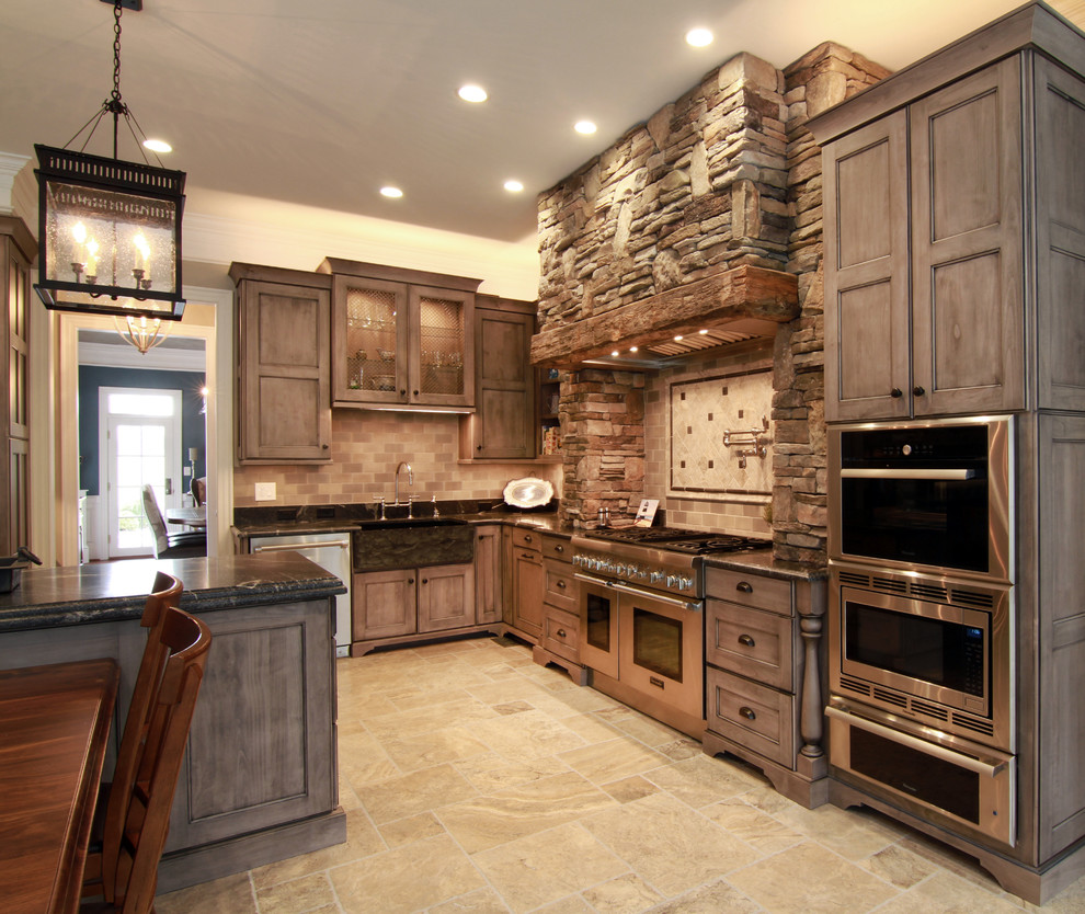 Summerfield House Collaboration - Rustic - Kitchen - St Louis - by ...