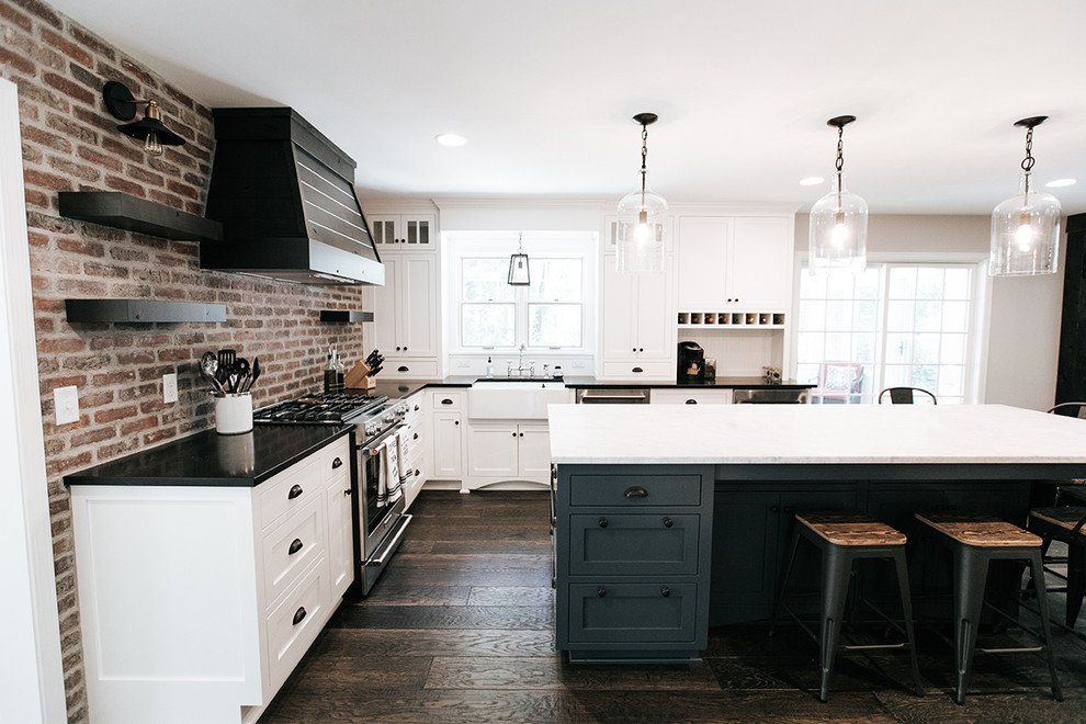 Sunfish Lake Renovation - Farmhouse - Kitchen - Minneapolis - by ...