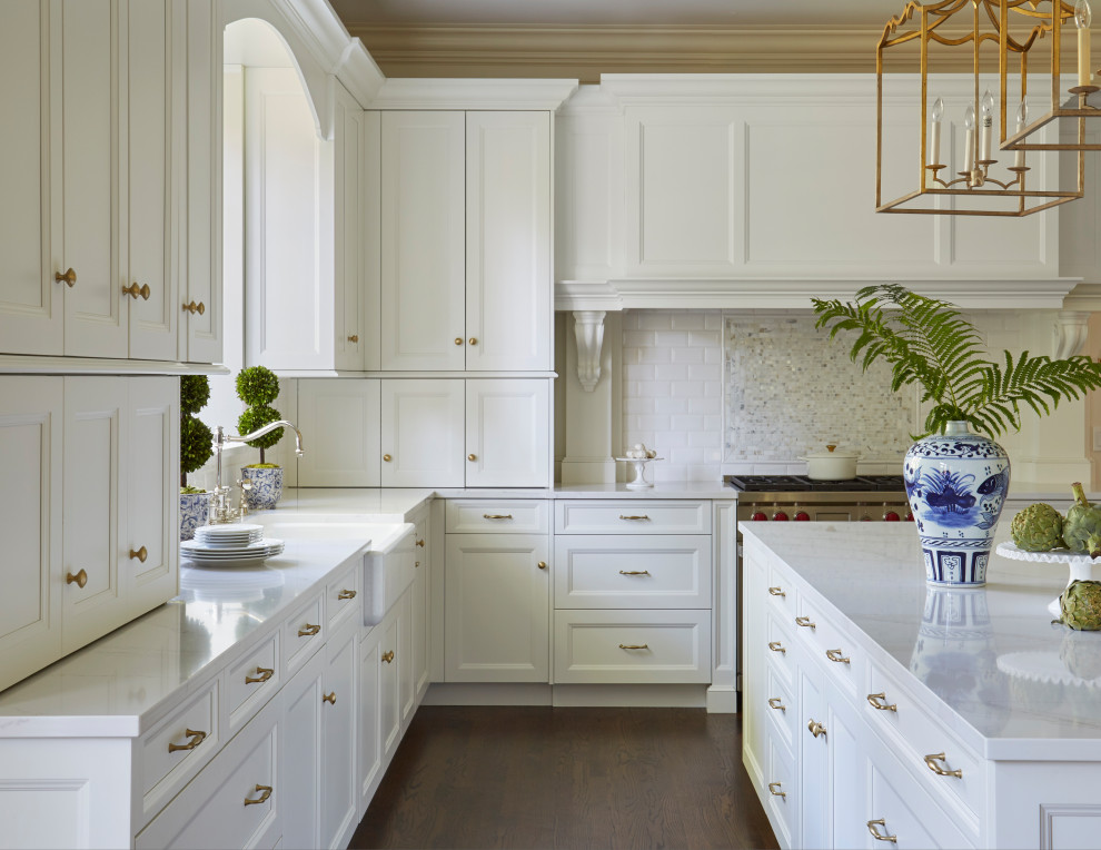 Sunny Suburban - Traditional - Kitchen - Chicago - by PB Kitchen Design ...