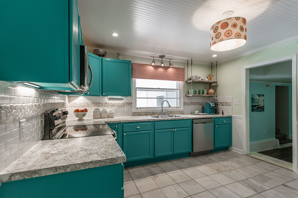 Sunset Island Trail - Coastal - Kitchen - Nashville - by Bella Rose ...