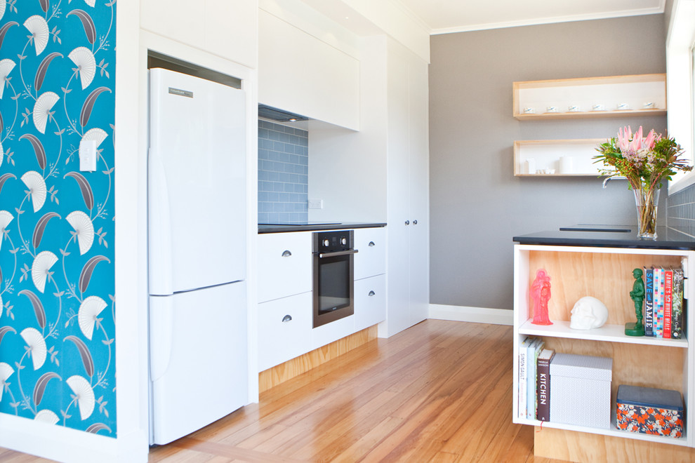 Super Cute Modern Kitchen with a Retro Twist - Eclectic - Kitchen ...