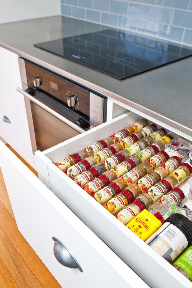 Super Cute Modern Kitchen with a Retro Twist - Eclectic - Kitchen ...