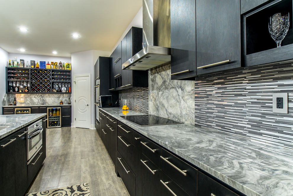 Super White Marble Kirchen Countertops - Transitional - Kitchen ...