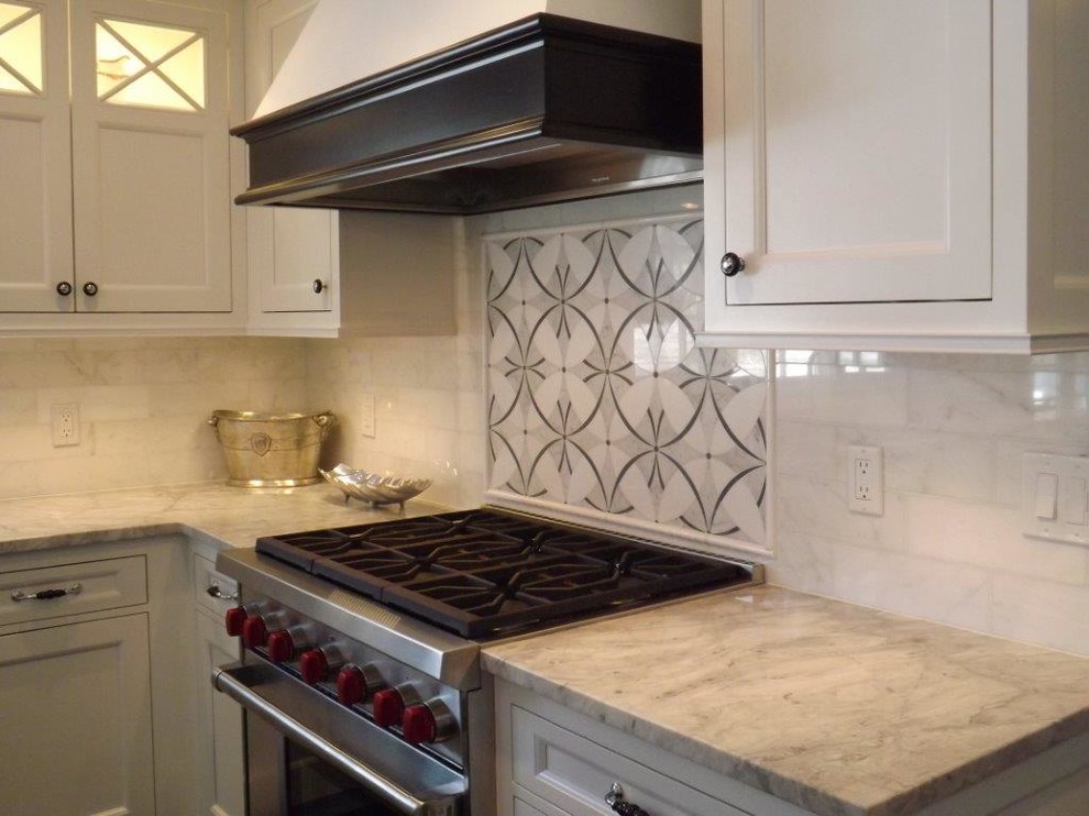 Super White Quartzite and Black Quartz - Kitchen - New York - by User ...