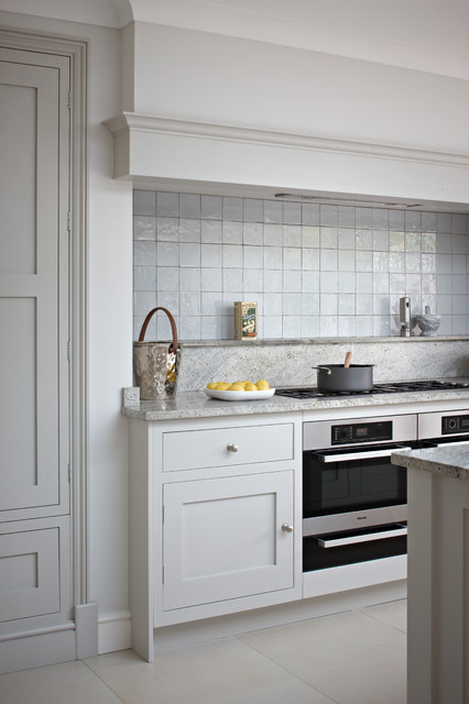 Surrey Bespoke Traditional Shaker Kitchen - Transitional - Kitchen ...