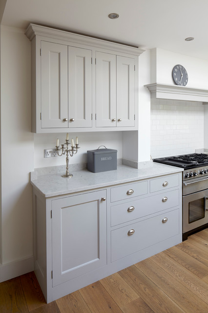 Surrey Painted Shaker Kitchen - Clásico - Cocina - Londres - de Higham ...