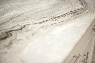 Swift Current Glacier Countertop - Transitional - Kitchen - Raleigh ...