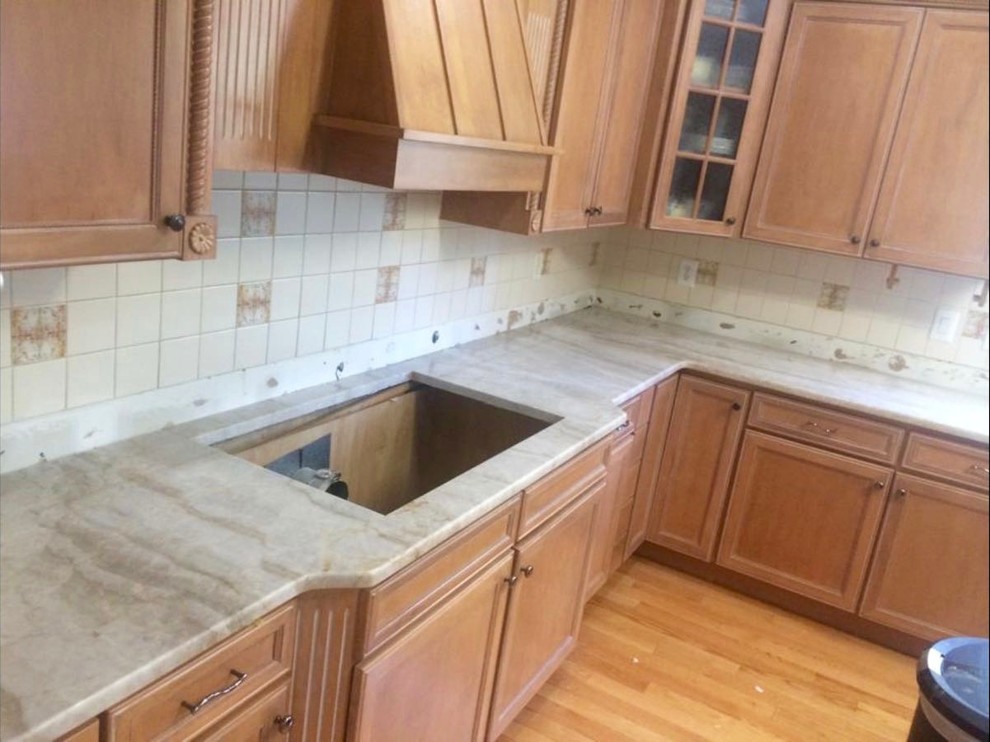 Taj Mahal Countertops - Traditional - Kitchen - Philadelphia - by Ilkem ...