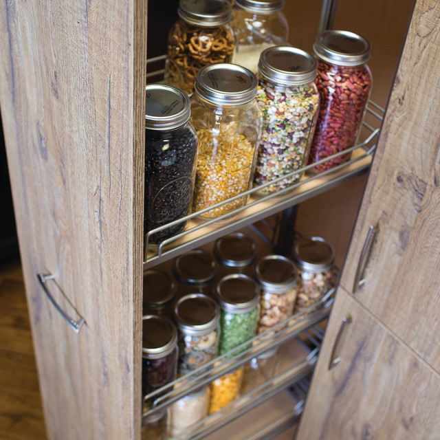 Tall Pantry Pull Out - Modern - Kitchen - Seattle - by Bellmont Cabinet ...