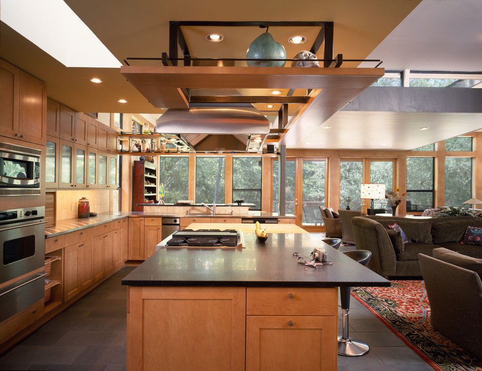 Taylor Slough Creek House - Contemporary - Kitchen - Austin - by Tom ...
