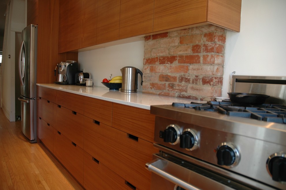 Teak Kitchen Cabinets - Contemporary - Kitchen - Toronto - by CSR ...