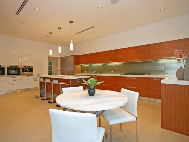 Teak Kitchen - Modern - Kitchen - Los Angeles - by See Construction | Houzz