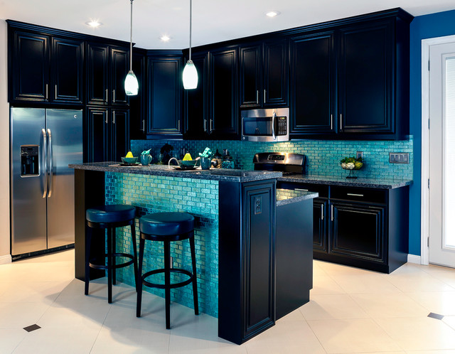 Teal Harbor - Transitional - Kitchen - Las Vegas - by Room Resolutions ...