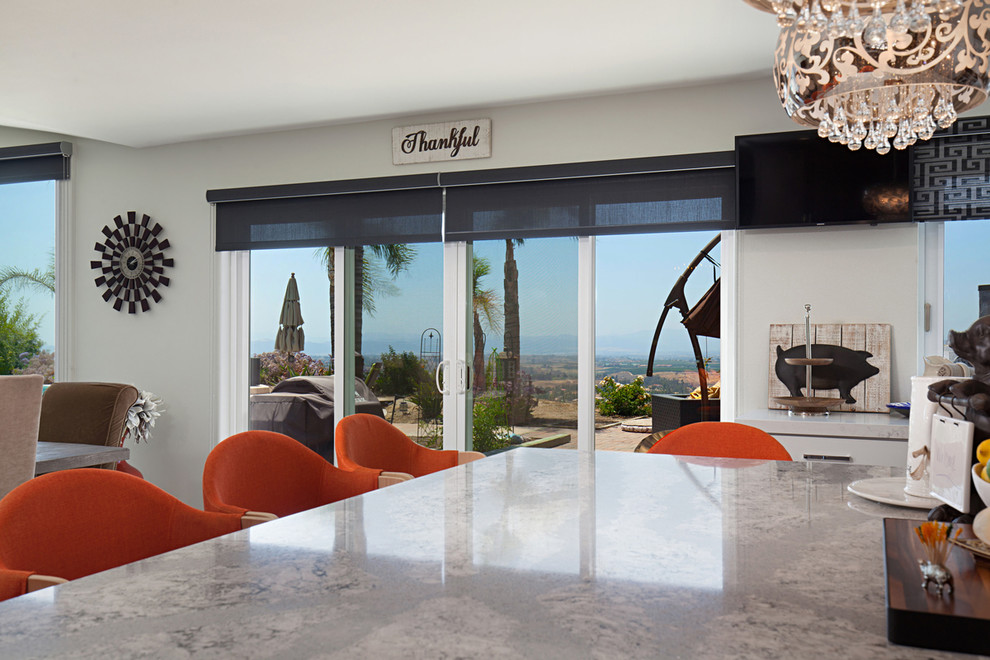 Temecula Kitchen Remodel with Sliding Doors - Modern - Kitchen - Los ...
