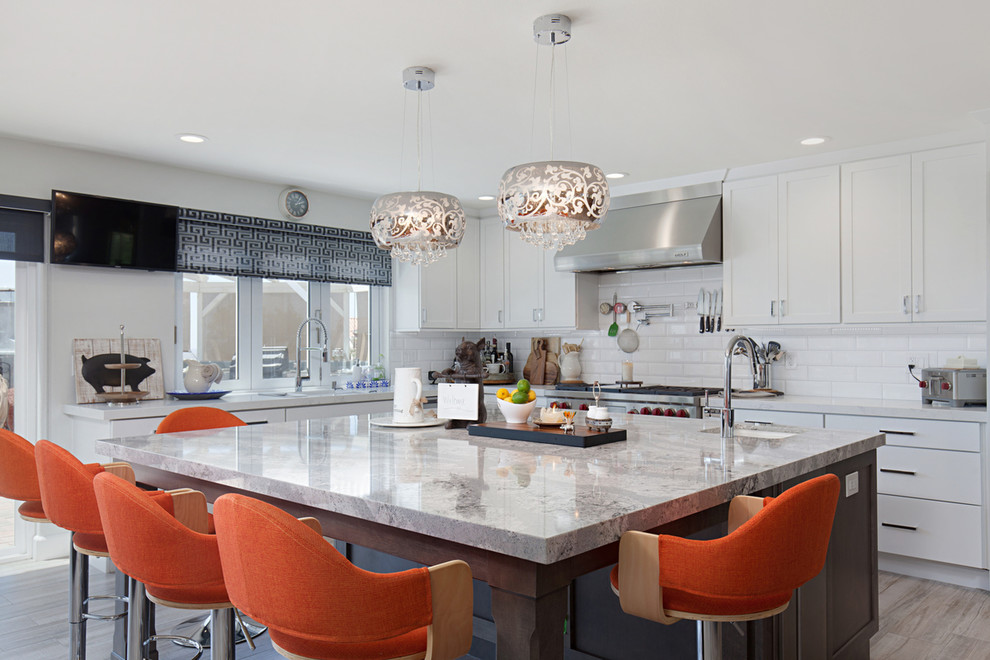 Temecula Kitchen Expansion with Bi-folding Windows - Modern - Kitchen ...