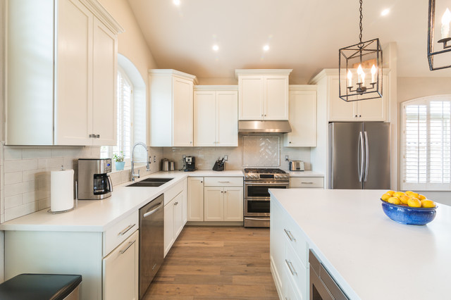 Tempe, Complete Kitchen Makeover - Transitional - Kitchen - Phoenix ...