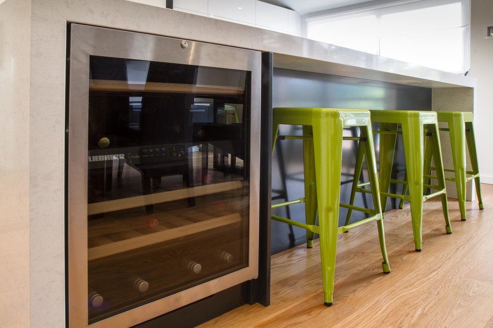 Templestowe Kitchen, Buffet and Desk - Modern - Kitchen - Melbourne ...