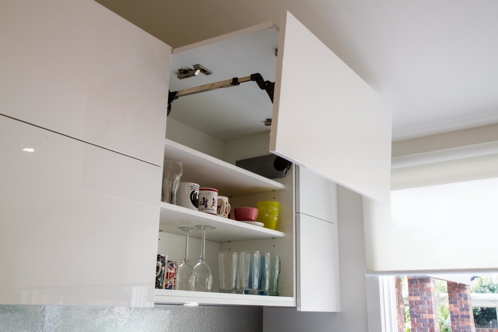 Templestowe Kitchen, Buffet and Desk - Modern - Kitchen - Melbourne ...