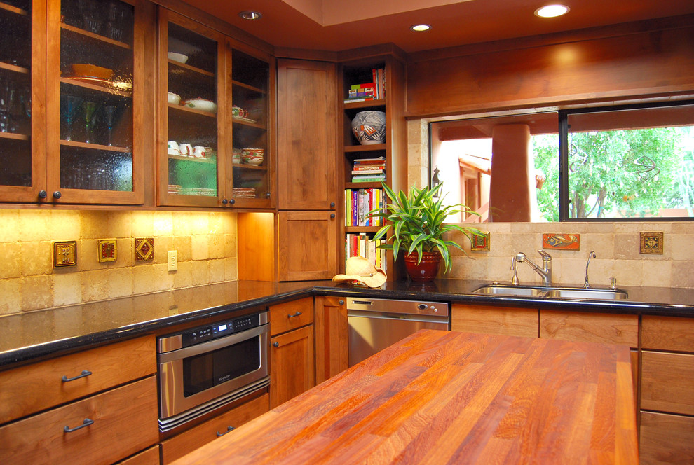 Territorial Kitchen - Traditional - Kitchen - Phoenix - by Stradling's ...