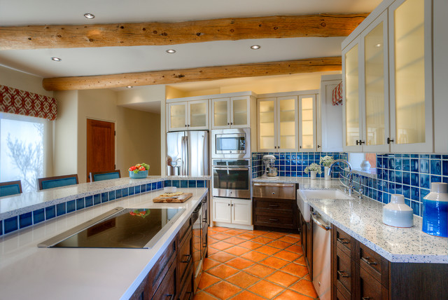 Territorial Style Kitchens Terracotta Blue, Muro, Majorca | Plum Guide