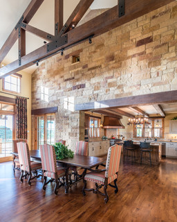 Texas Ranch House - Rustic - Kitchen - Austin - by Southern Landscape ...