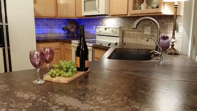 The Artistic Concrete Countertop - Modern - Kitchen - Denver - by All ...